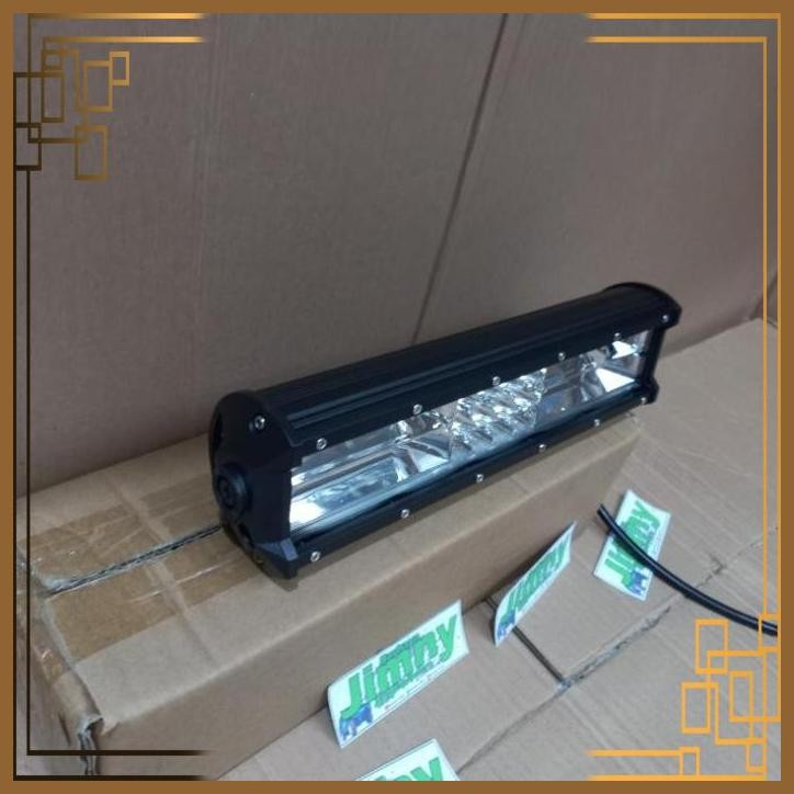 Jual [BJM] LED BAR 30CM 3 ROW COMBO KUNING PUTIH STROBO | Shopee Indonesia