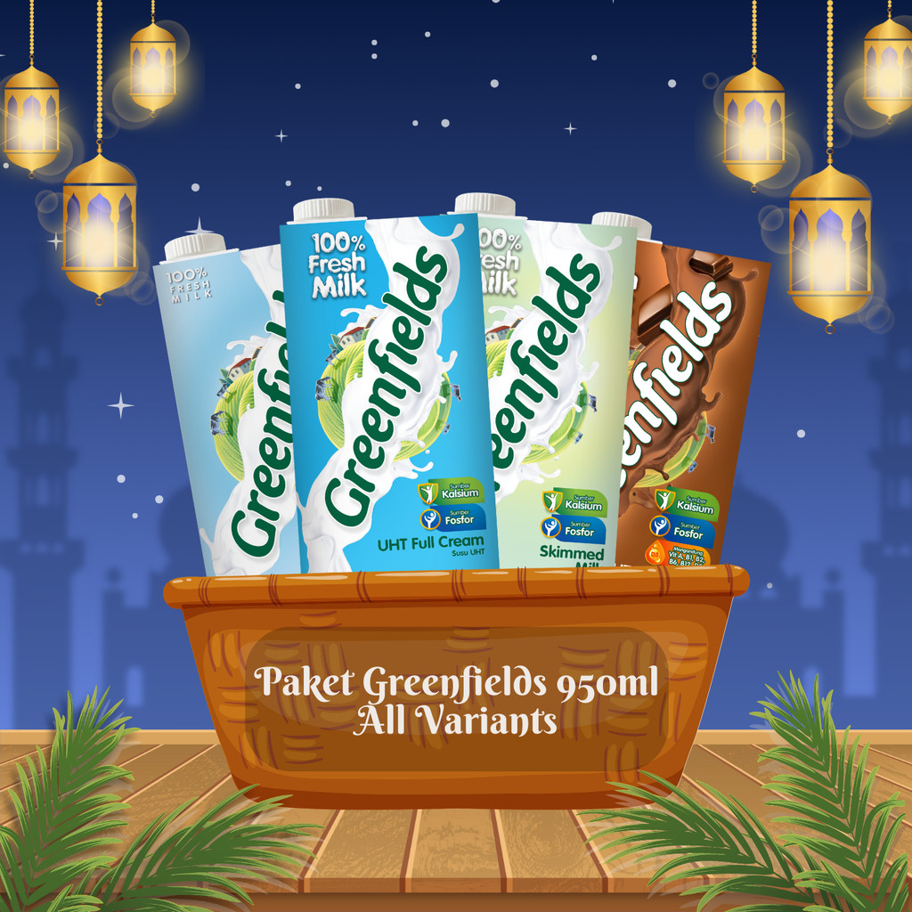 Jual Greenfields Susu UHT 950ml All Variants | Shopee Indonesia