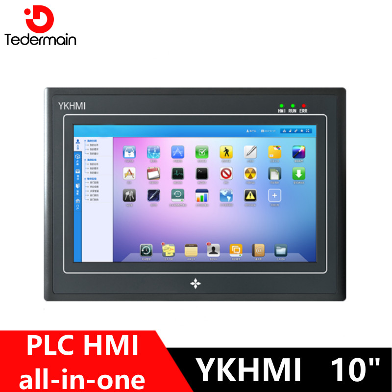 Jual HONYA YKHMI 10" PLC HMI all-in-one Integrated programmable logic controller with touch ...