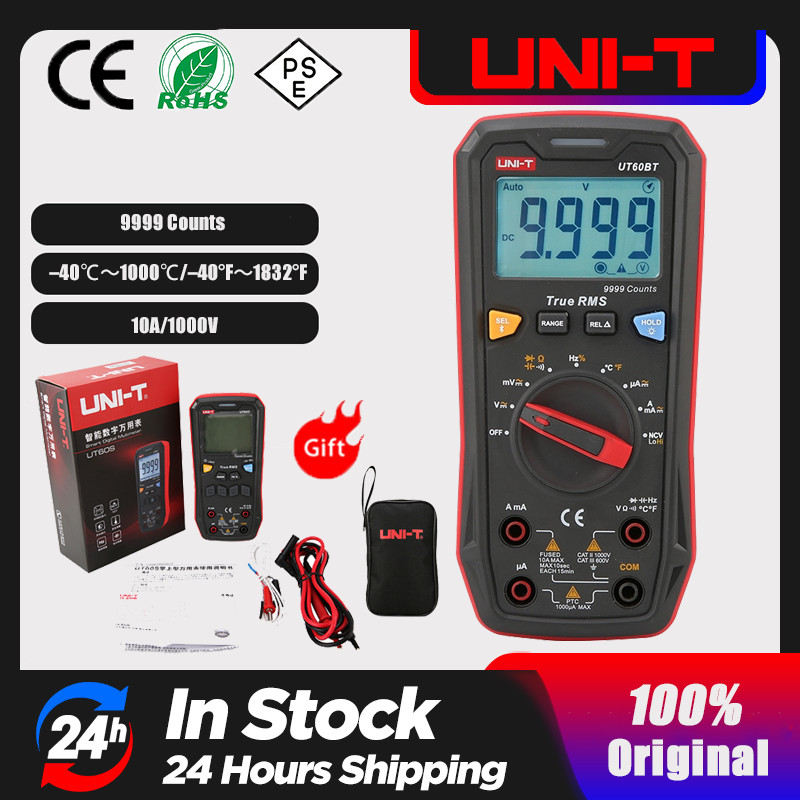 Jual HONYA UNI-T Digital Smart Multimeter UT60S UT60BT 1000V AC DC Voltmeter Ammeter True RMS ...