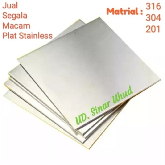 Jual Plat Stainless 304 Tebal 5mm Lebar 38cm X 48cm | Shopee Indonesia