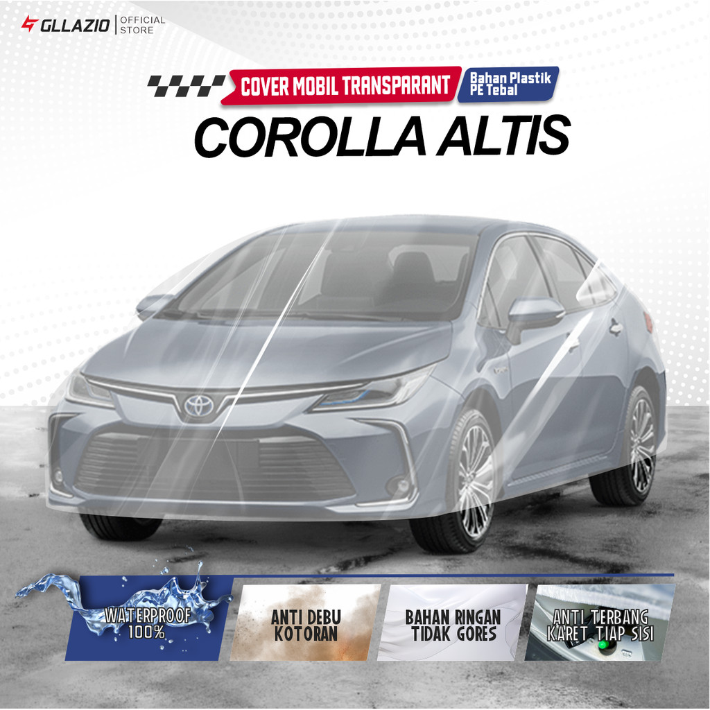 Jual Body Cover Mobil Corolla Altis Transparan / Sarung Mobil Altis ...