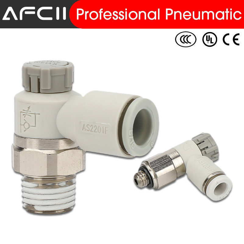 Jual VANE 10PCS/Lot SMC Type Speed Controller with One-touch Fitting Meter-out Throttle Valve ...