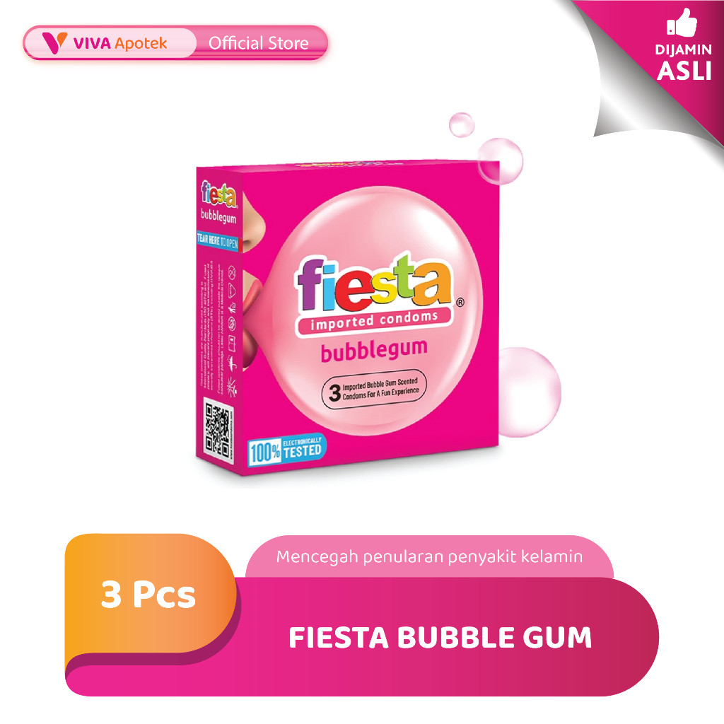 Jual Fiesta Bubble Gum untuk Alat Kontrasepsi (3 Pcs) | Shopee Indonesia