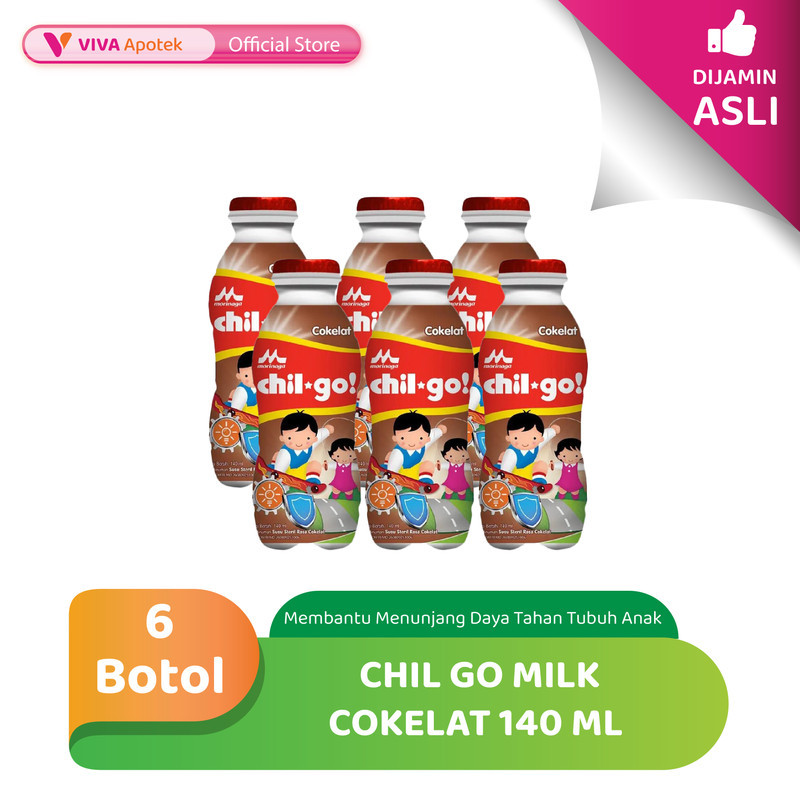 Jual Chil Go Milk Cokelat 140 ml Susu Pertumbuhan (Pack - 6 Botol ...
