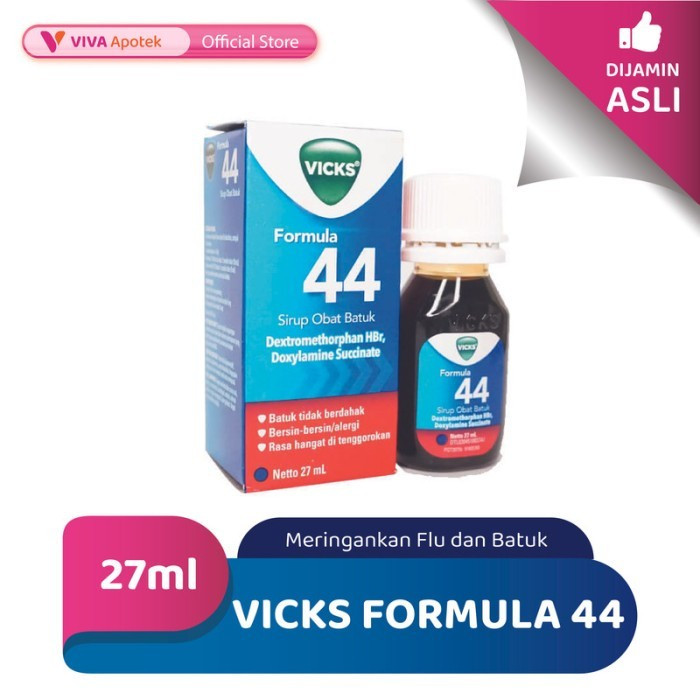 Jual Vicks Formula 44 Meringankan Flu dan Batuk (27 ml) | Shopee Indonesia