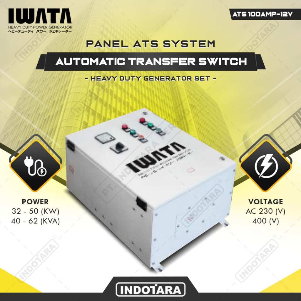 Jual Iwata Automatic Transfer Switch ATS 100AMP-12V | Shopee Indonesia