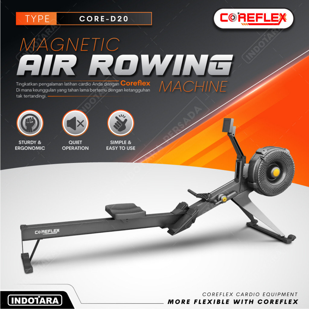 Jual Magnetic Rowing Coreflex - Air Rowing Machine CORE-D20 | Shopee ...