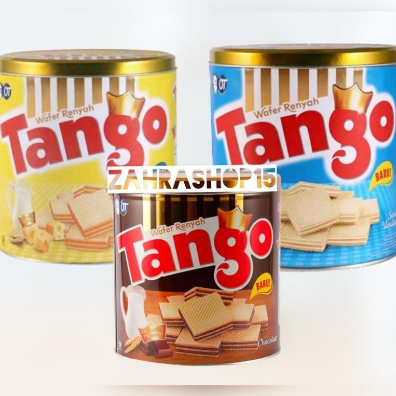 Jual ORIGINAL Tango biskuit kaleng 240g l Aneka Biskuit Kaleng Up15 ...