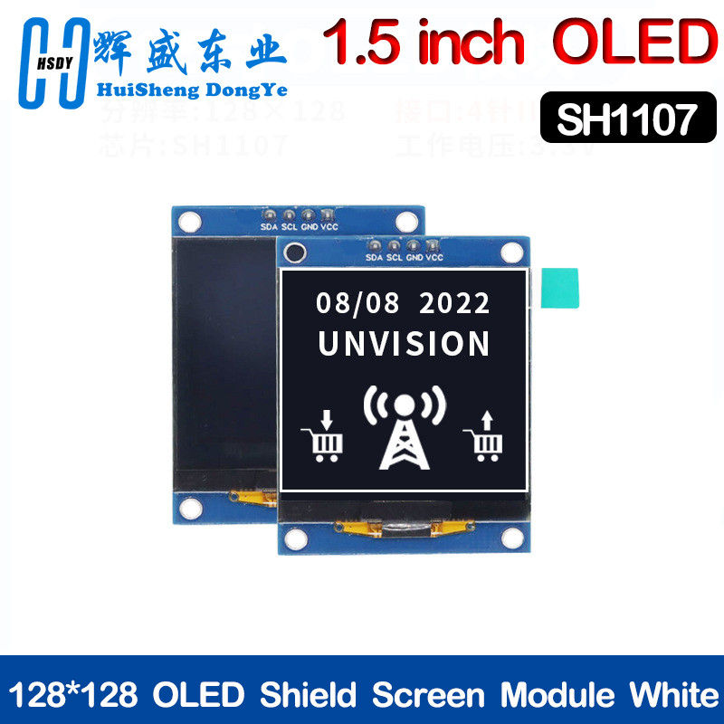 Jual JENNAIRA NEW 1.5 Inch 1.5" 128x128 OLED Shield Screen Module ...