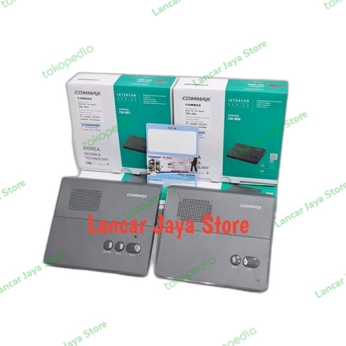 Jual Intercom 2 Arah Commax CM801+CM800 interphone/intercom Kabel ...