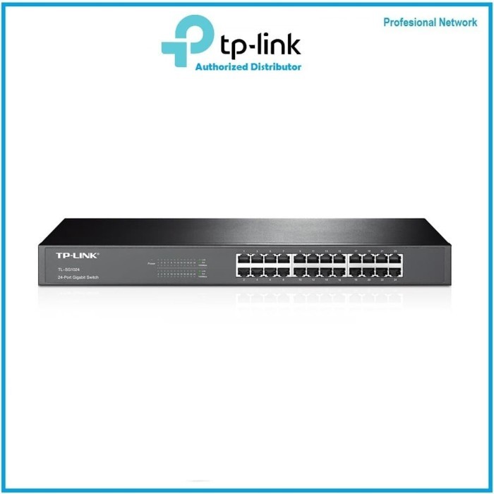 Jual TP-LINK TL-SG1024 24-port Gigabit Switch 19-inch rack-mountable ...
