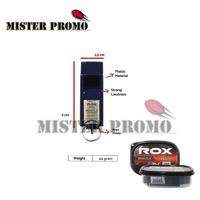 Jual Tebaru Pluit Peluit Whistle Rox RUBY Original Berkualitas | Shopee ...