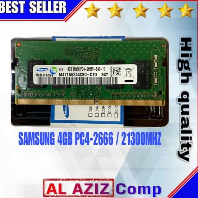 Jual Ram Laptop Samsung 4 Gb Ddr4 Pc4-2666 Original | Shopee Indonesia