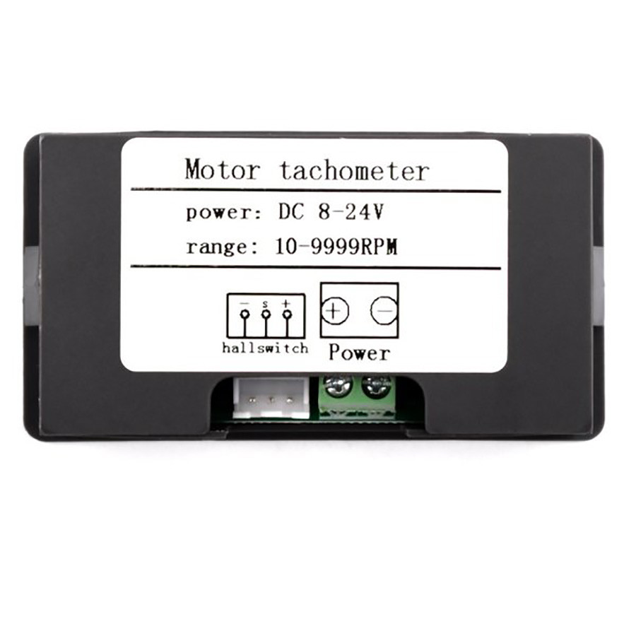 Jual New Digital LED Tachometer RPM Speed Meter Proximity Switch Sensor ...