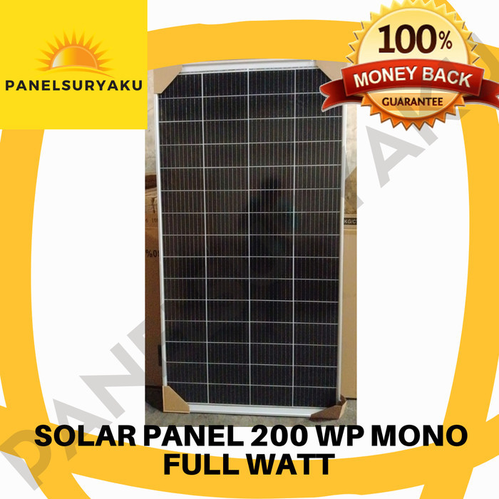 Jual Solar Panel Surya Solar Cell Module 200 Wp 200 Watt 200Wp Mono ...