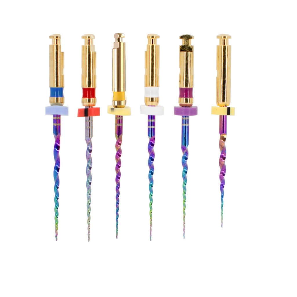 Jual GUMO DENCO Nickel titanium root canal dental endo files Rainbow ...