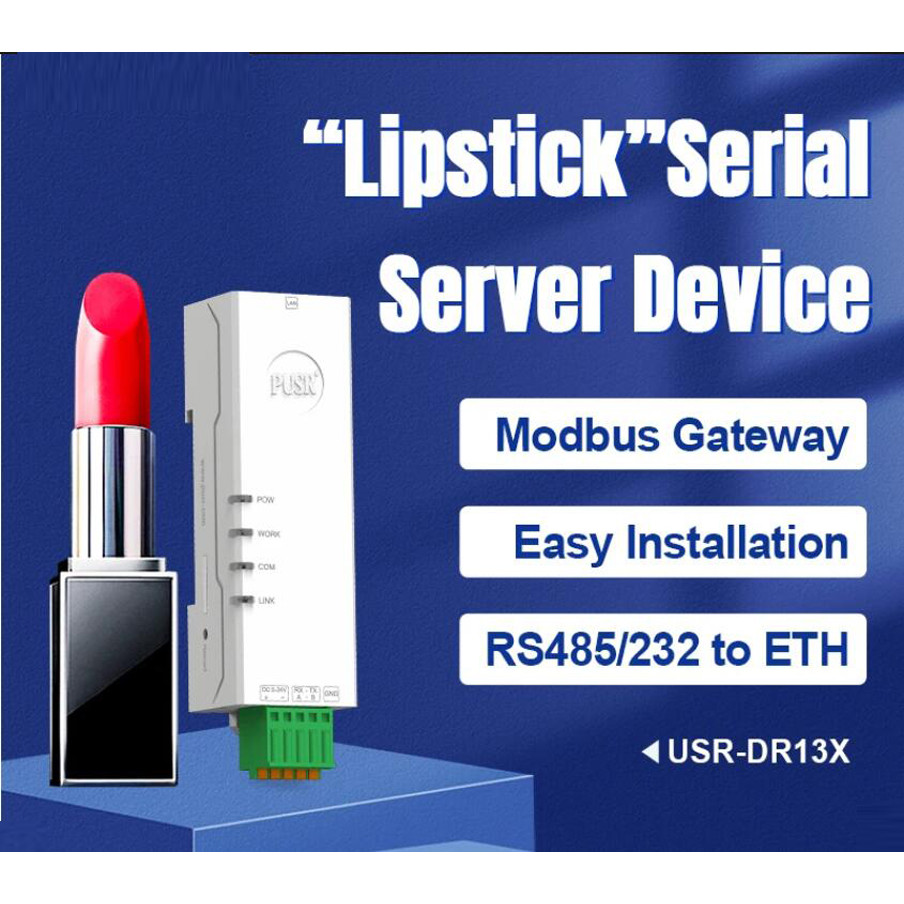 Jual Husi Pusr Din Rail Serial Rs232 To Ethernet Modbus Gateway Modbus Rtu To Tcp Serial Device