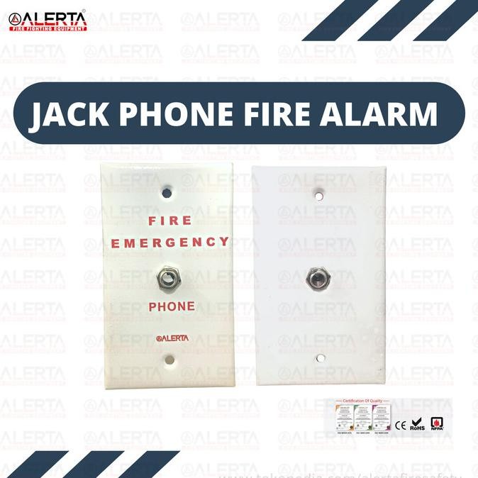 Jual Jack Phone Fire Alarm / Jack Intercom Fire Fighter ALERTA atau ...