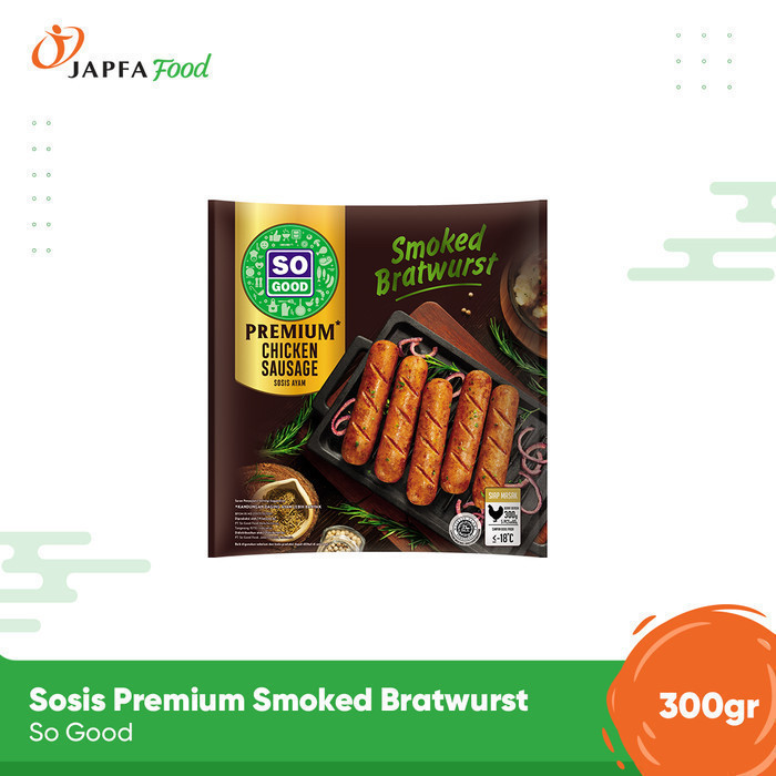 Jual So Good Sosis Premium Smoked Bratwurst 300gr | Shopee Indonesia