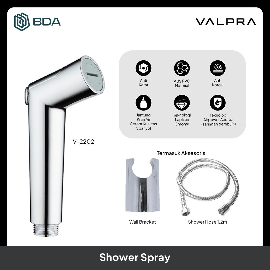 Jual Valpra Jet Shower Closet Jet Washer Toilet Shower Jet Toilet V ...