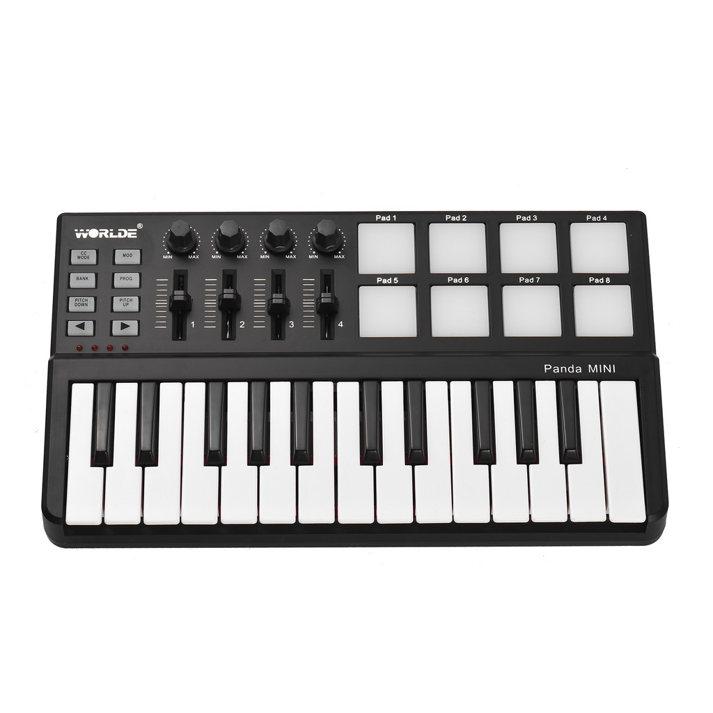Jual New WORLDE Panda 25-Key USB MIDI Keyboard and Drum Pad MIDI ...
