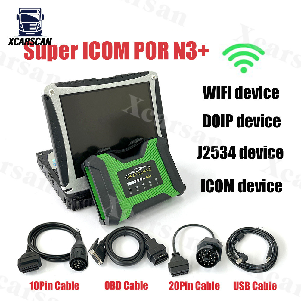 Jual EL_SHANUMJE NEW SUPER ICOM PRO N3 For B-MW Support code OBD2 ...