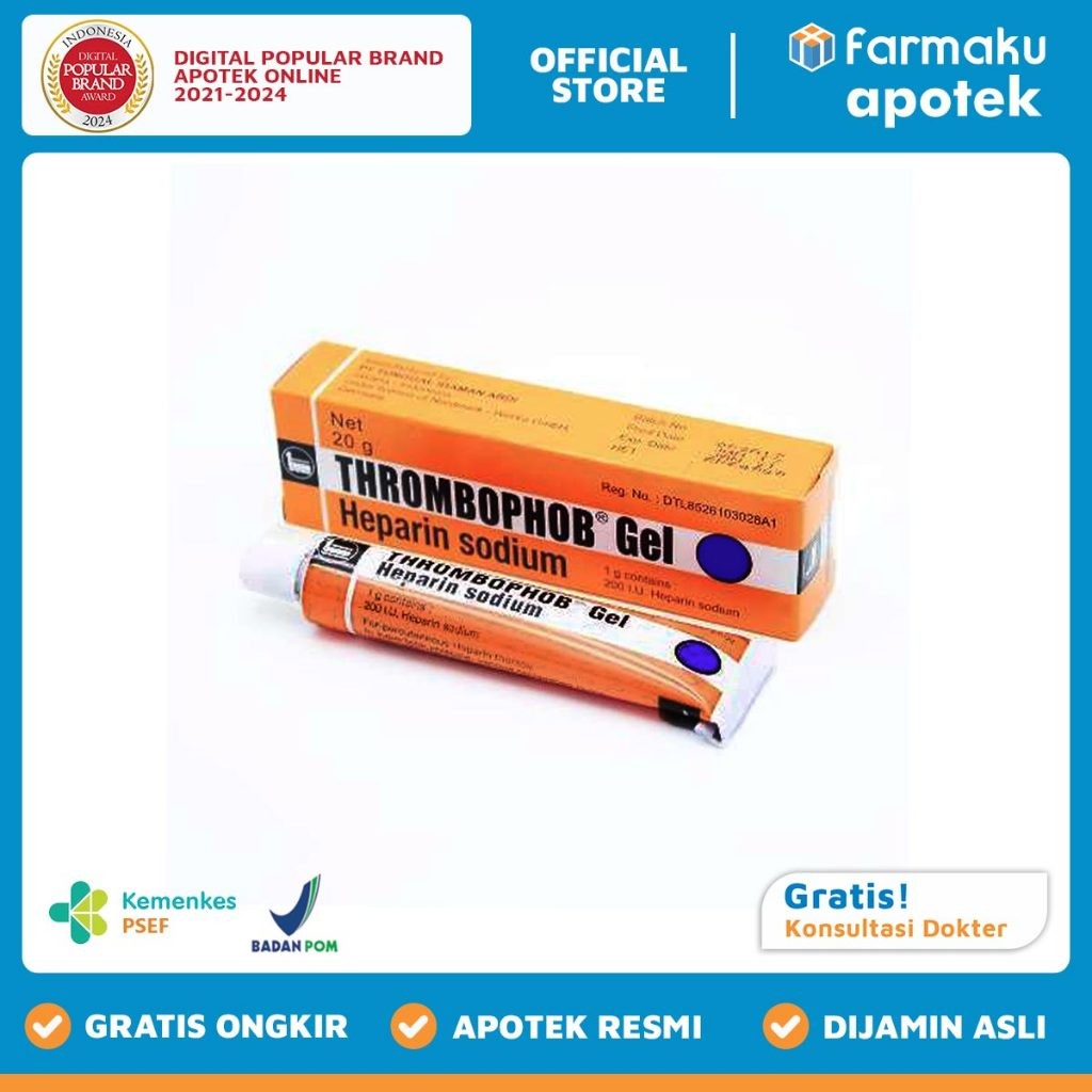 Jual Thrombophob Gel 20 gr - ASB | Shopee Indonesia