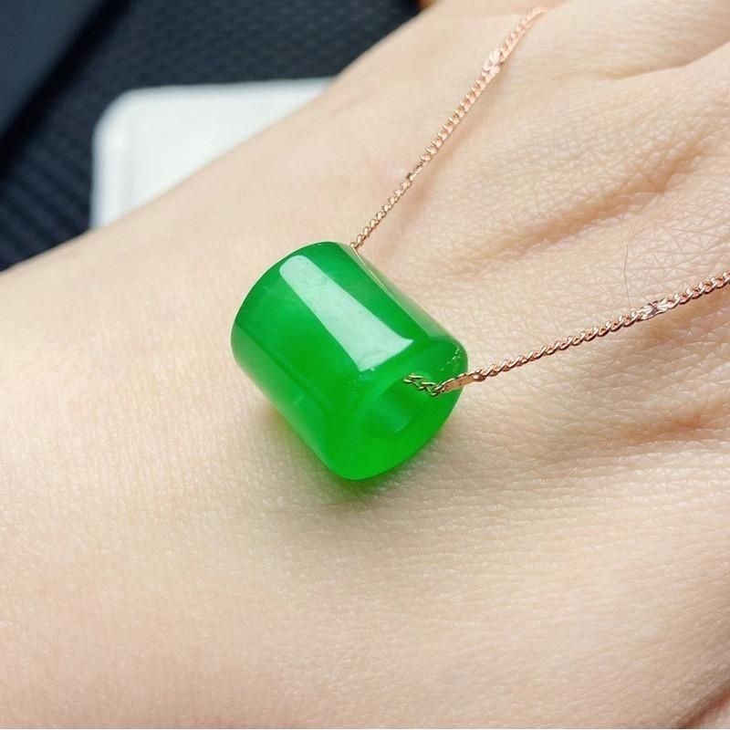 Jual Natural Myanmar Mine Timber A Goods Jade Ice Green as Right as ...