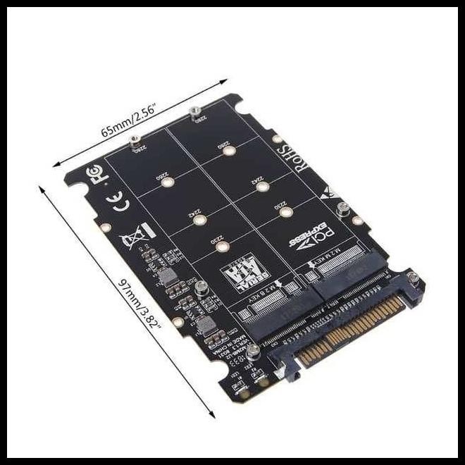 Jual Dual Mode Active Converter : M.2 Ngff & Nvme Msata To Sas Male Sata Original Best Seller ...