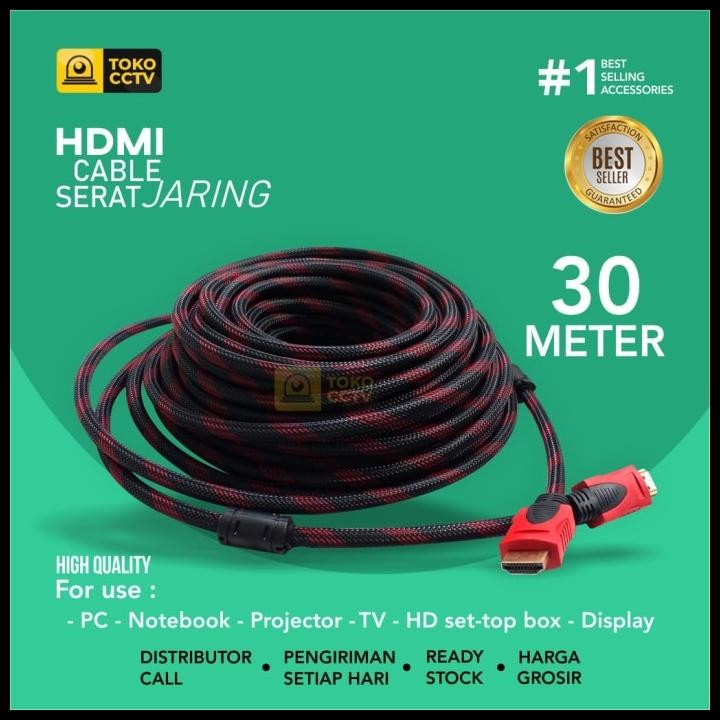 Jual Kabel Hdmi 30M Serat Jaring Original Best Seller | Shopee Indonesia