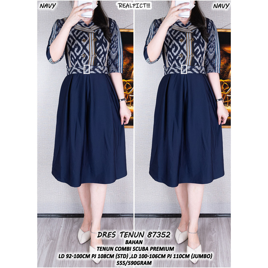 Jual DRES TENUN 87352 (READY STOK) | Shopee Indonesia