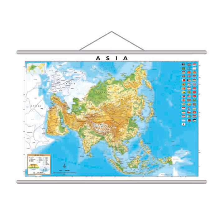 Jual Peta Asia ukuran 100 x 129 | Shopee Indonesia
