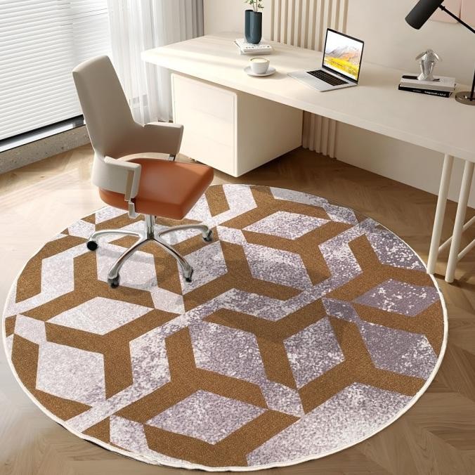 Jual Karpet Bulat Minimalis Anti Slip Diameter 150cm | Karpet Lingkaran ...