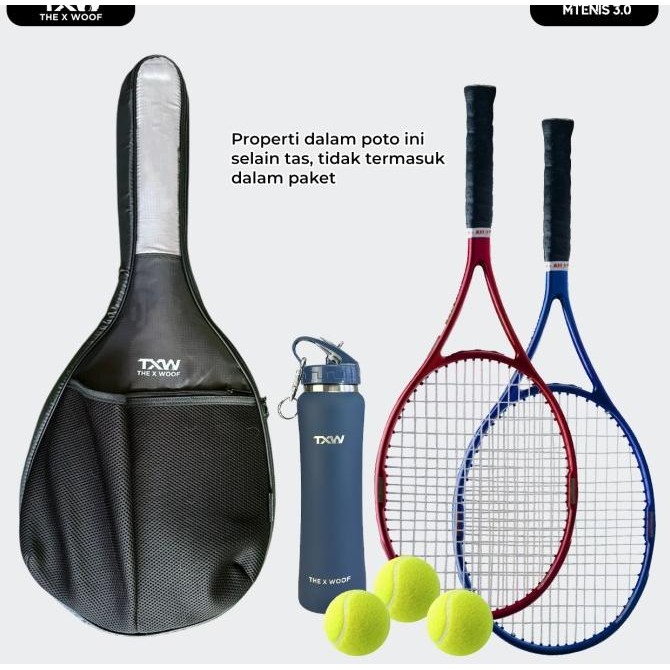 Jual Mtenis3 Tas Raket Tenis UpTo 3 Raket Anti Cipratan Air The X Woof ...