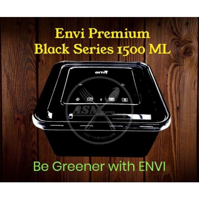 Jual Thinwall Envi 1 Ml Warna Hitam Food Container Tahan Pana Dan Freezer 1 Roll | Shopee Indonesia