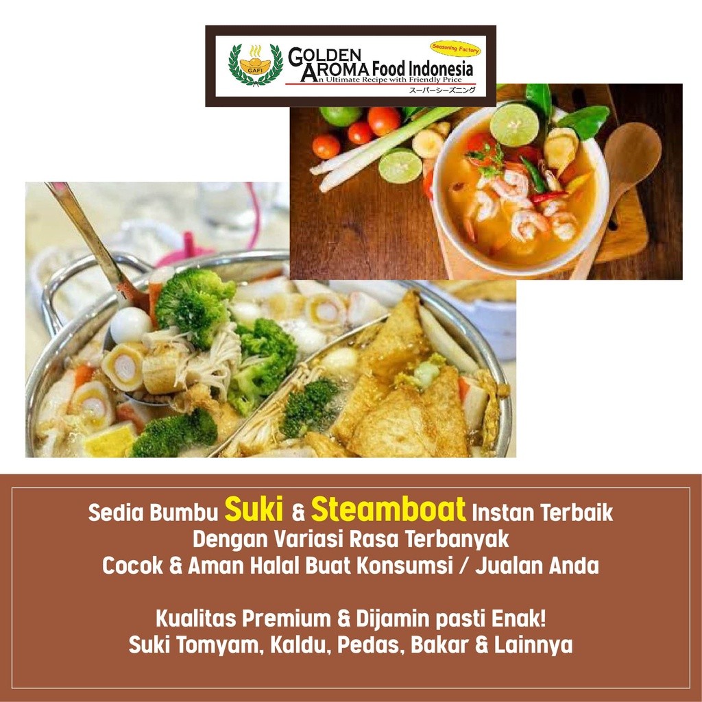 Jual BUMBU SUKI INSTAN Tomyam 1Kg Steamboat Shabu Hotpot Rasa Tomyum ...