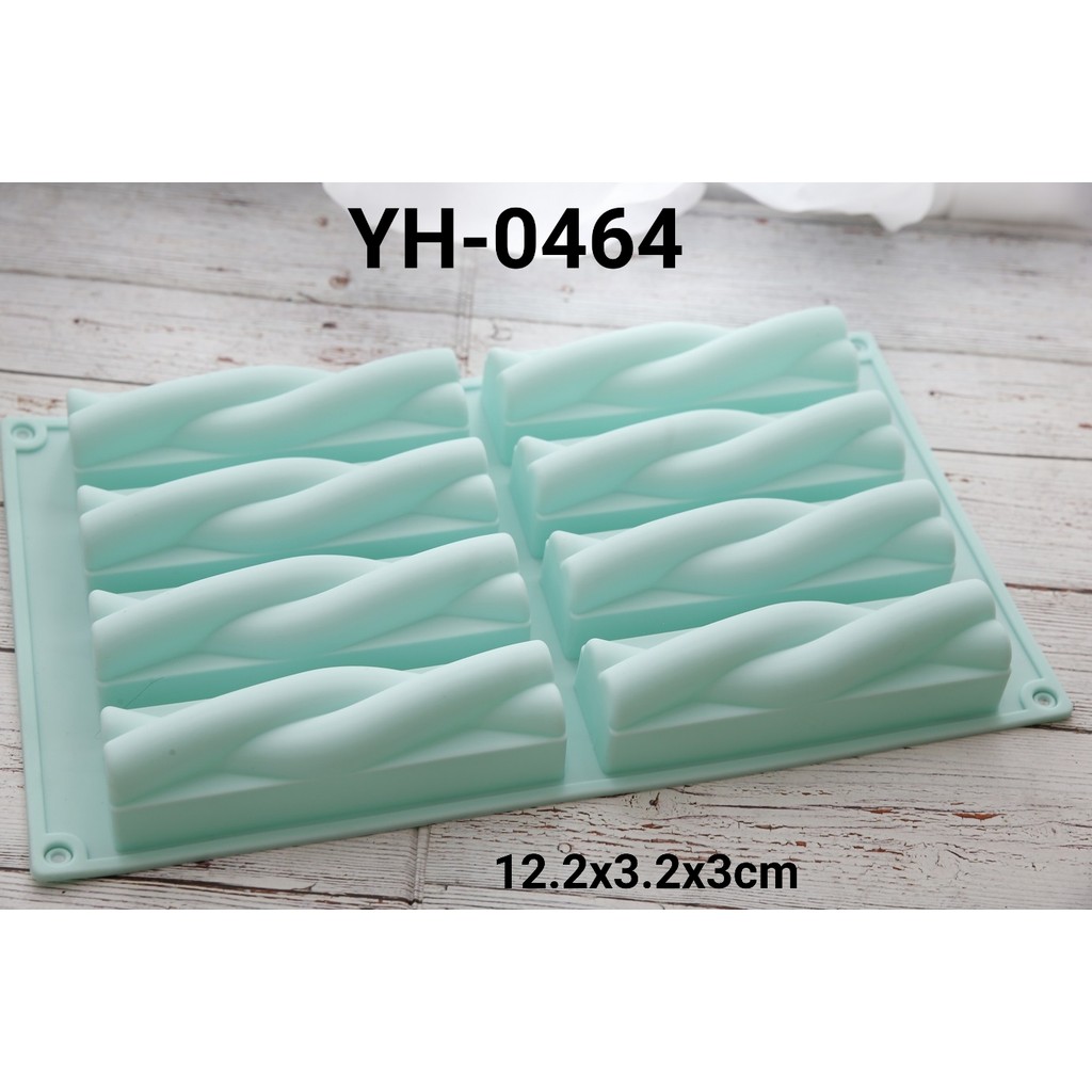 Jual YH-0464 Cetakan Silikon Entremet Petit Gateaux Cream Cake Persegi ...