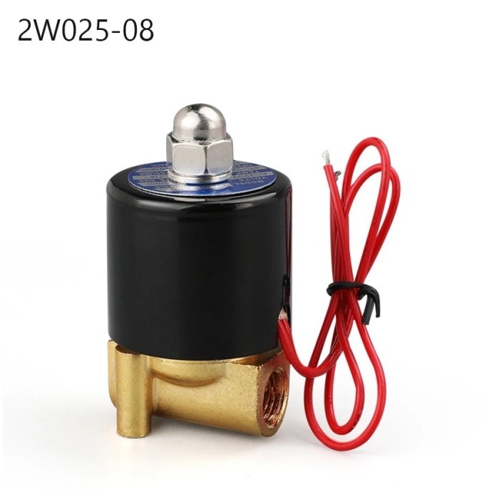 Jual STOK TERBARU!! Electric Selenoid Water Solenoid Valve 220V 1/4 inch 1/2 inch 1 inch ...