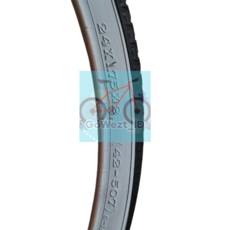 Jual ii-99 Ban Luar Sepeda Ukuran 24 x 1.75 SWALLOW Deli Tire Hitam Putih S-141 Mini MTB Gunung ...