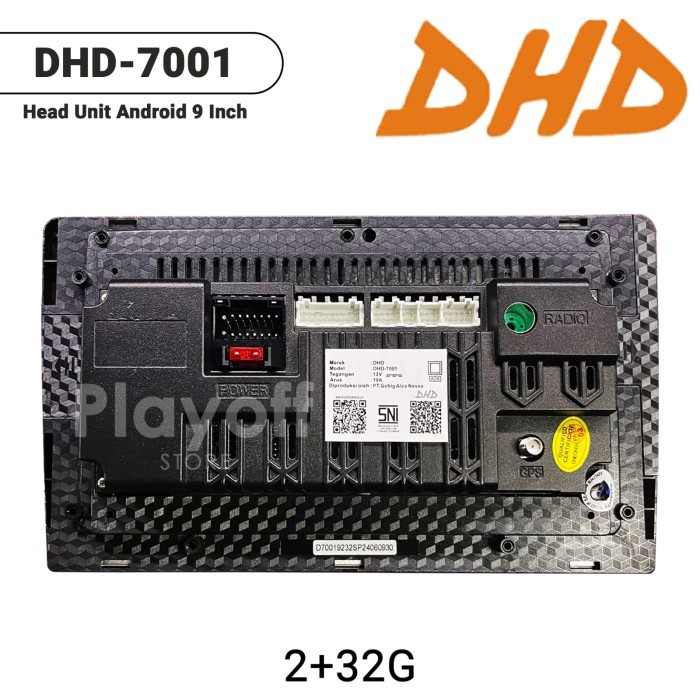 Jual 2 DIN HEAD UNIT ANDROID 9 INCH DHD 7001 DOUBLE DIN BLUETOOTH WIFI ...
