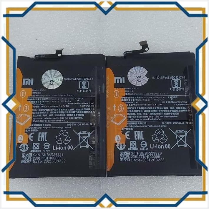 Jual [and] baterai redmi note 9 pro (bn52) | Shopee Indonesia