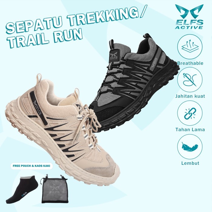 Jual Good Adventure - Elfs Active Plateau Trail Shoes - Sepatu Gunung ...