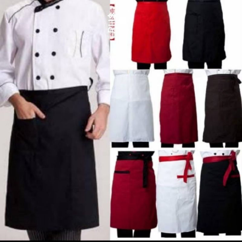 Jual Apron waiters celemek setengah badan jera buat masak celemek ...