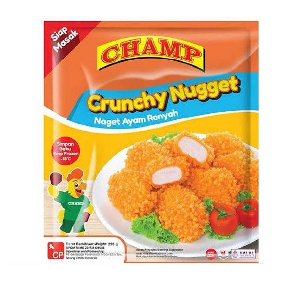 Jual CHAMP CRUNCHY NUGGET 225 GR | Shopee Indonesia