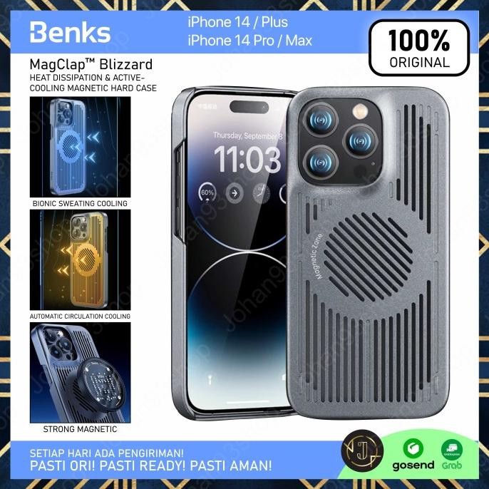 Jual BEBAS ONGKIR - Case iPhone 14 Pro Max Plus BENKS MagClap Blizzard ...