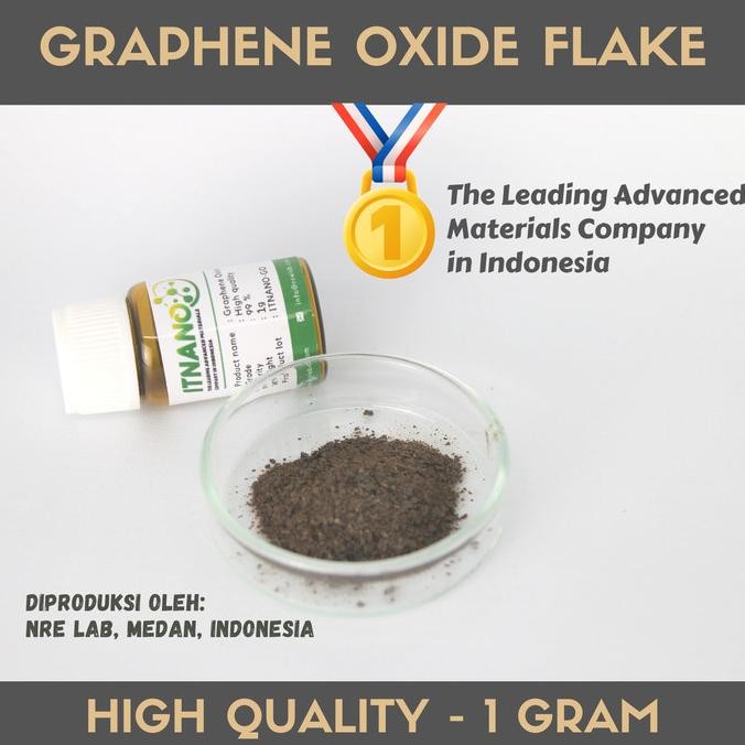 Jual Graphene Oxide/ Grafena Oksida/ Serbuk Go (High Quality) - 1 Gram ...
