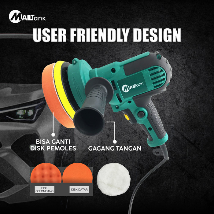 Jual Mailtank Sh526 Mesin Poles 700W Polisher Mobil Motor 5 Inch ...