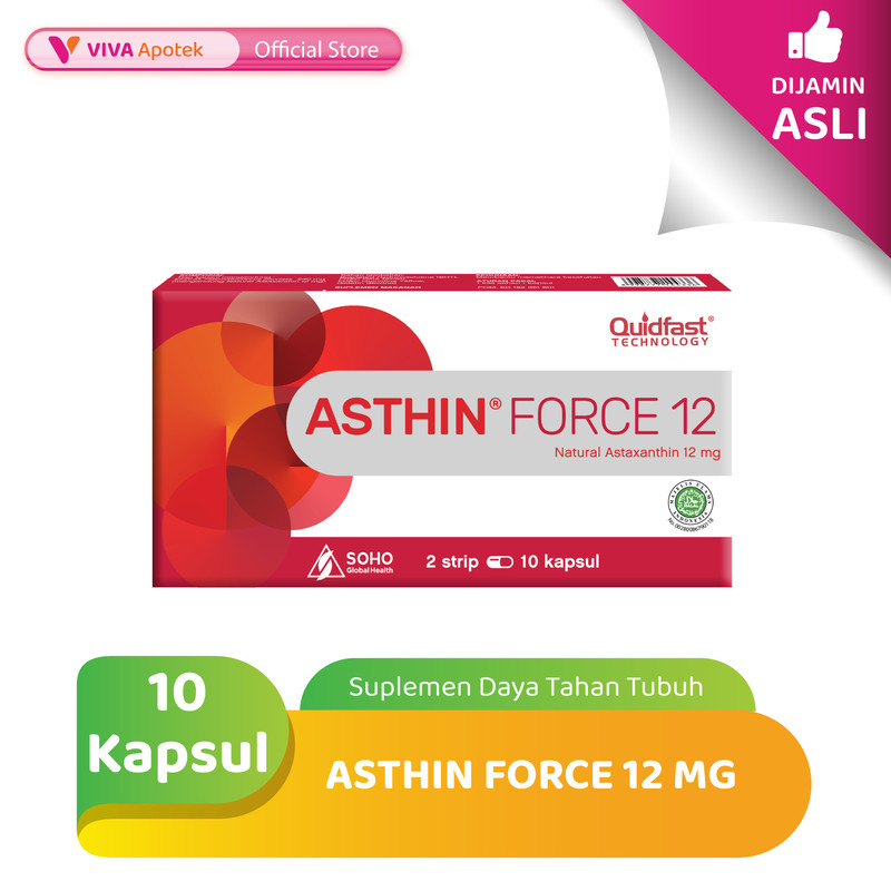 Jual Asthin Force 12 mg untuk Suplemen Daya Tahan Tubuh (10 Kapsul ...
