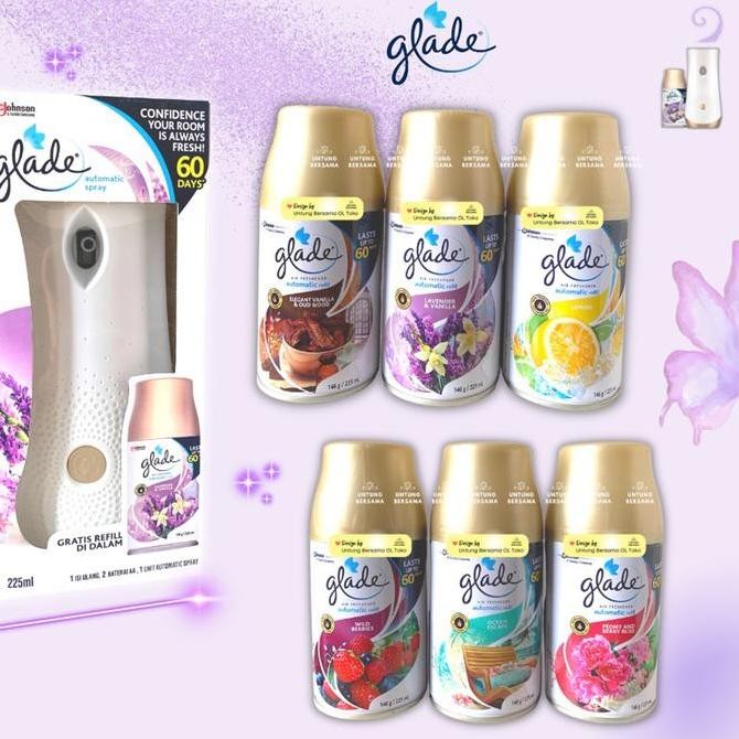 Jual Miliki Ub Glade Matic Spray Device 225Ml | Shopee Indonesia